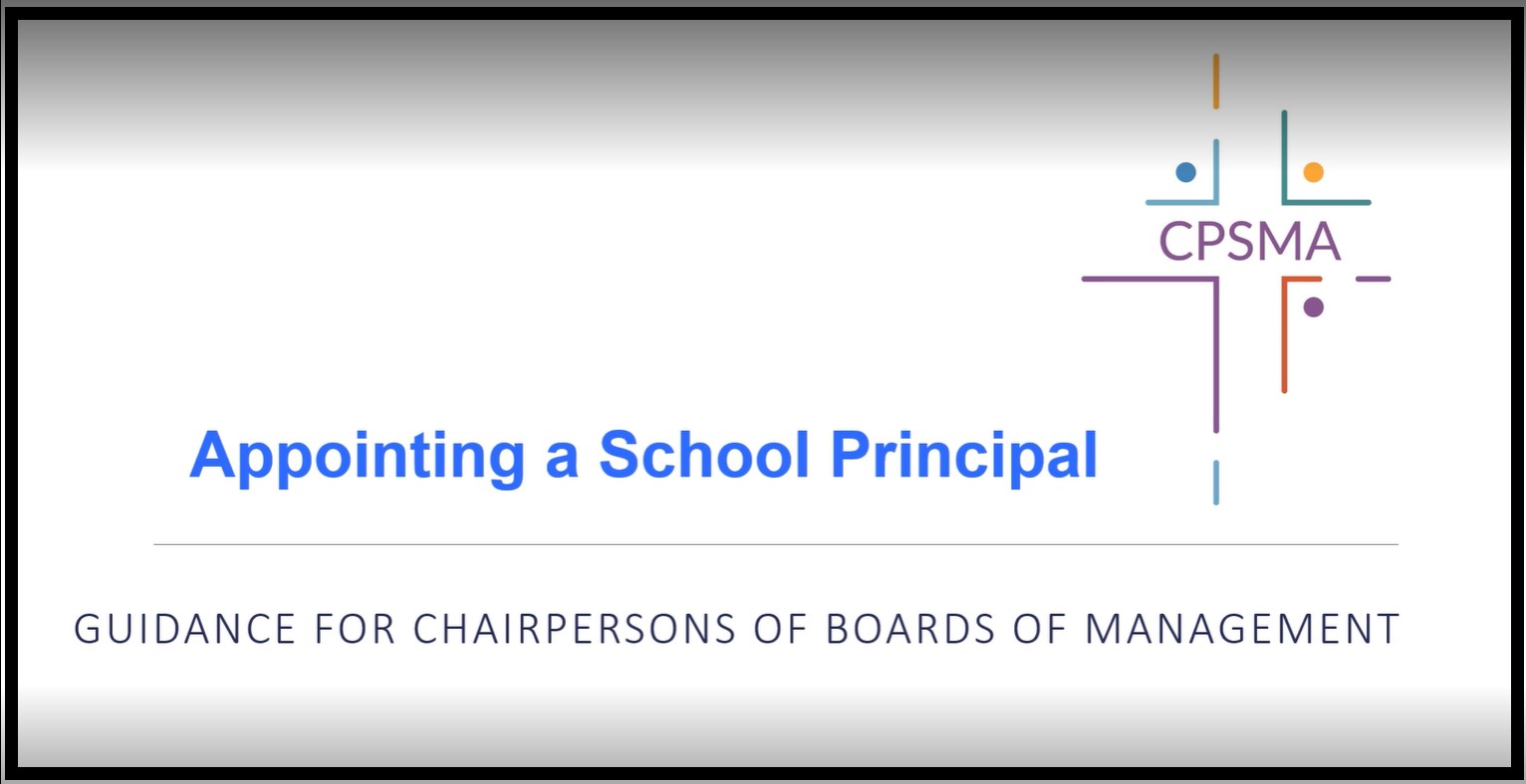 Appointing a School Principal - Guidance for Chairpersons - Catholic ...